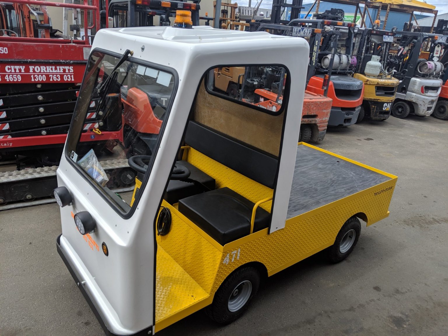 Taylor Dunn BQ-015-00 Electric Ute/Buggy - Bay City Forklifts